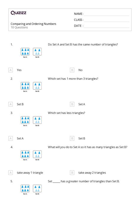 50 Comparing And Ordering Length Worksheets For 1st Class On Quizizz Free And Printable