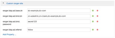 Configuring Ranger Authentication With Unix Ldap Or Ad Hortonworks Data Platform