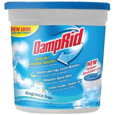 Damprid Fragrance Free Refillable Moisture Absorber 105 Oz