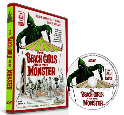 The Beach Girls And The Monster 1965 Jon Hall Sue Casey Ebay