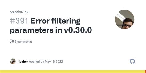 Error Filtering Parameters In V Issue Oblador Loki GitHub