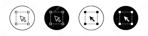 Selection Tool Icon Stock Vector Illustration Of Editable 307757503