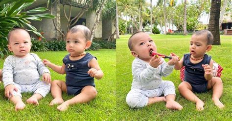Foto Baby Izz Dan Baby Don Playdate Di Bali Seru Banget