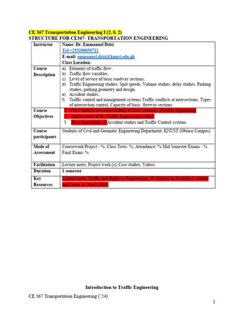 elements of traffic flow pdf traffic traffic congestion