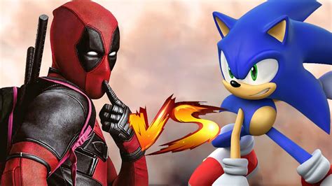 Deadpool Vs Sonic Rap Battle Sonic The Hedgehog Film Deadpool 2 Parody Youtube
