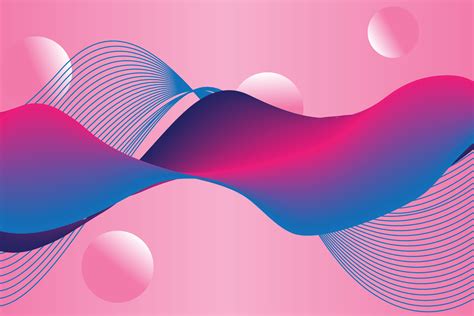 Pink Fluid Abstract Background Modern Poster With Gradient 3d Flow Shape Innovation Background