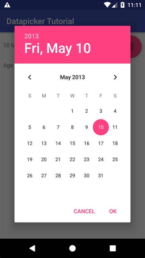Android Datepicker And Age Calculation Deboma