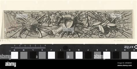 Law Fries 1572 Print The Frisian Shows A Kuras Between A Banner And A