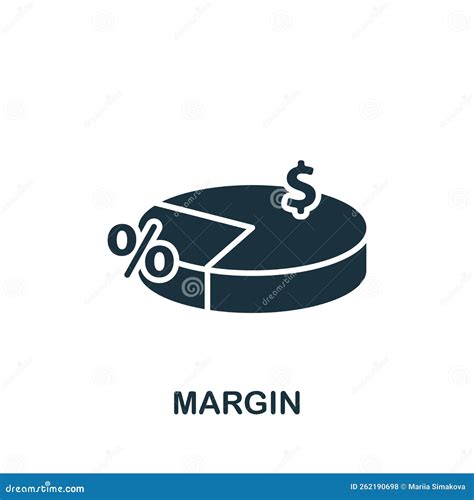 Margin Icon Monochrome Simple Stock Market Icon For Templates Web Design And Infographics