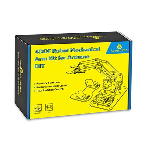 Stem Braccio Robotico 4dof Per Arduino Con Controllo Joystick E App
