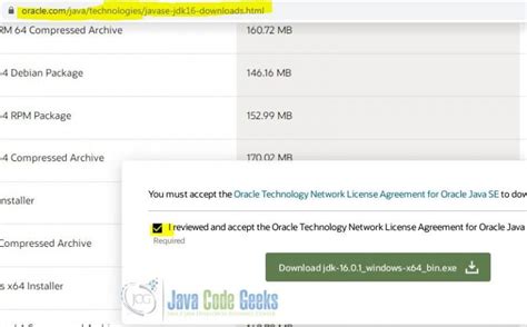 How To Download And Install Java 16 Java Code Geeks
