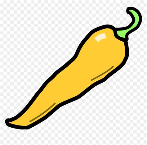 Yellow Chili Pepper Clipart Hd Png Download Vhv