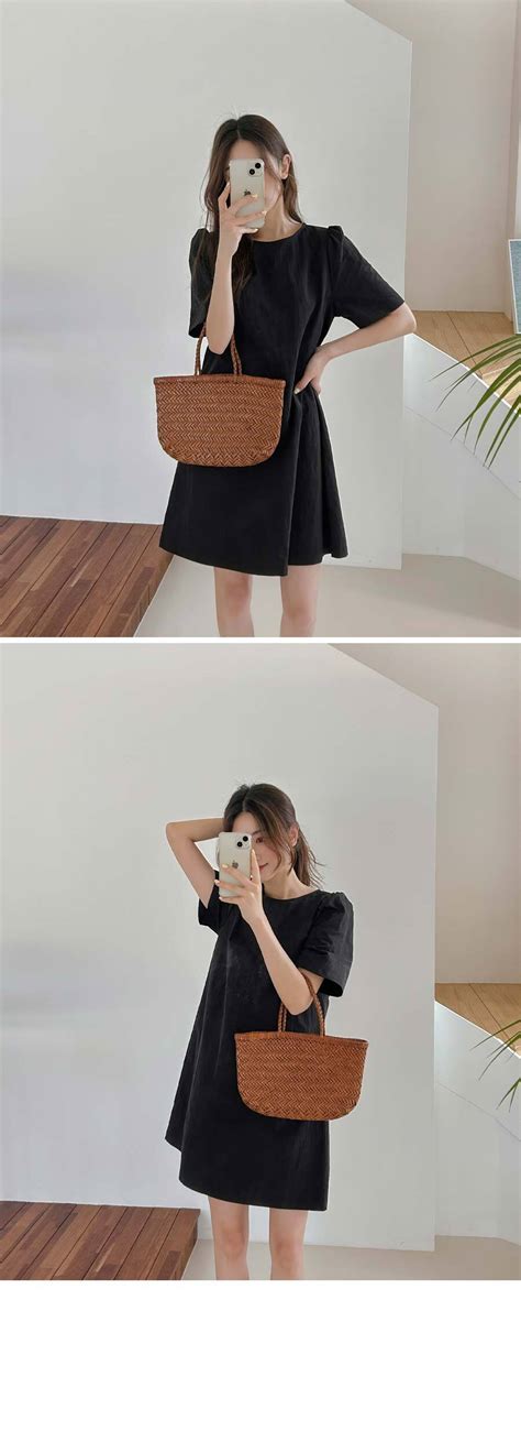 리얼코코 누적10만장 자체제작미니롱2기장당일출발 Utmost 루밍 바스락 롱원피스 4 Color 여름썸머여행룩바캉스휴양지바스락반팔포켓