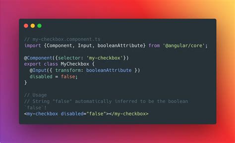 Angular On Twitter Angular 161 Adds The Ability To Transform Input