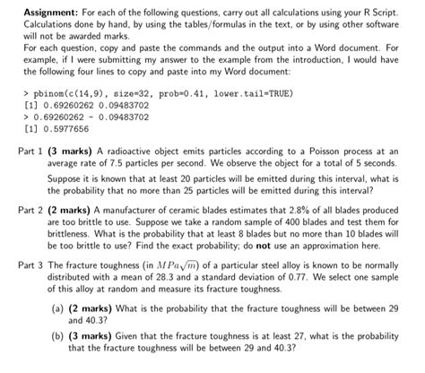 Solved Assignment For Each Of The Following Questions