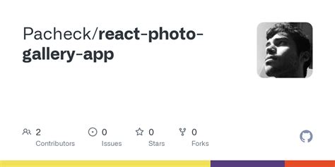 GitHub Pacheck React Photo Gallery App
