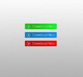 Glossy Font Download Now UI Buttons Set PSD Vector For Free Download FreeImages