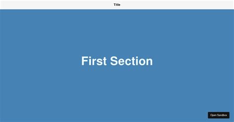 Scroll Snap Examples Codesandbox Scroll Snap Examples Codesandbox