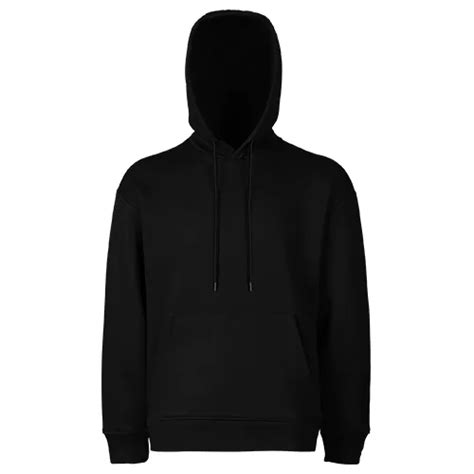 Black Hoodie Fleece Mockup
