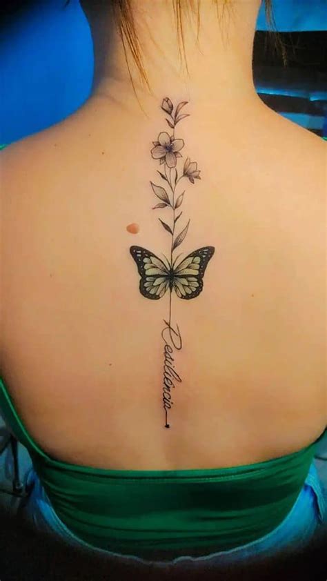 42 Elegant Spine Tattoos For Women That Are A Symbol Of Strength