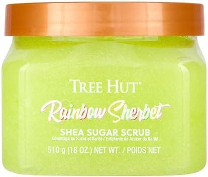 Amazon Com Tree Hut Rainbow Sherbet Shea Sugar Scrub Exfoliating Body Scrub Removes Dead