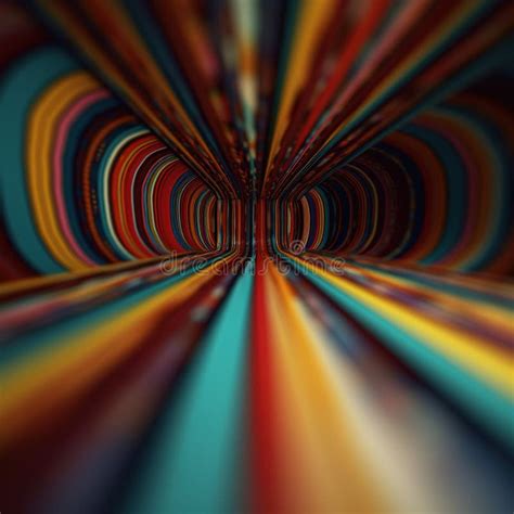 Abstract Colorful Background With Lines Stock Illustration Illustration Of Tunnel Wave