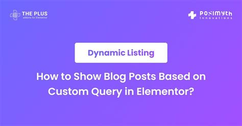 How To Show Blog Posts Based On Custom Query In Elementor The Plus Addons For Elementor