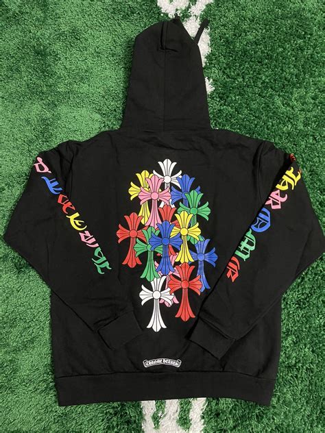 Chrome Hearts Chrome Hearts Multi Color Cross Hoodie Grailed