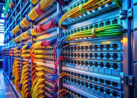 Precise Cable Management In A Modern Data Center Server Rack A Clean And Efficient Approach To