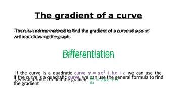 DIFFERENTIATION IGCSE REVISION By Missturner S Shop TpT