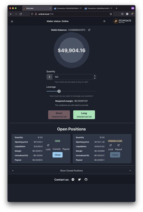 Unrealized Pl Sometimes Not Refreshed Correctly Outdated · Issue 848 · Get10101itchysats