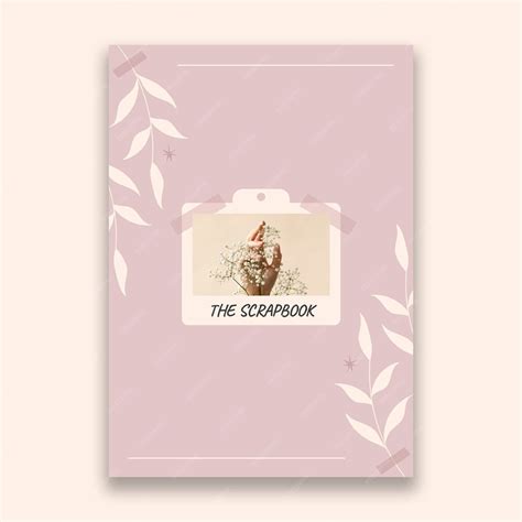 Шаблон обложки книги с обрывками Бесплатно векторы