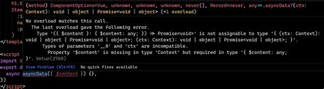 Property Content Does Not Exist On Type Context · Issue 830