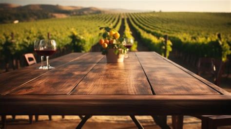 Premium Photo Wooden Table Uhd Wallpaper