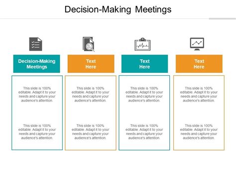 Decision Making Meetings Ppt Powerpoint Presentation Gallery Sample Cpb