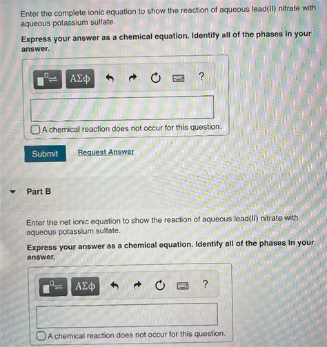 Solved Enter The Complete Ionic Equation To Show The