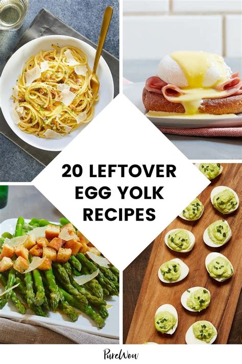 20 Egg Yolk Recipes For When You Have Leftovers Leftover Egg Yolks Recipes Egg Yolk Recipes