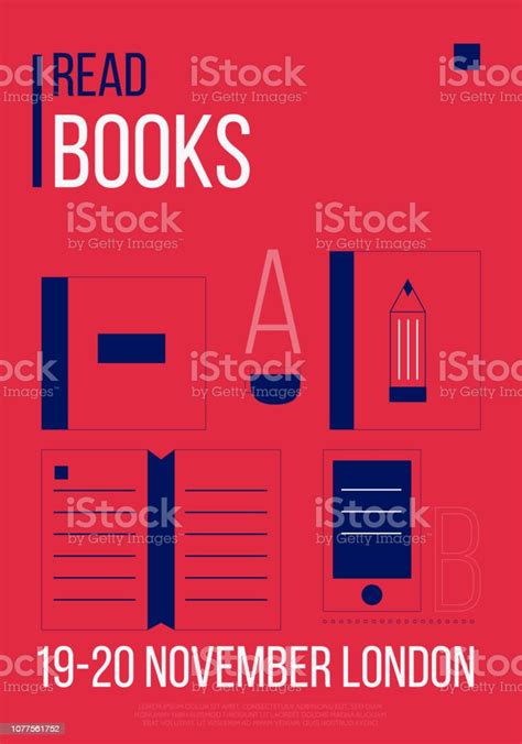 축제에 대 한 인쇄도 서 포스터입니다 스마트폰으로 현대 플라이어입니다 온라인 독서 개념 0명에 대한 스톡 벡터 아트 및 기타