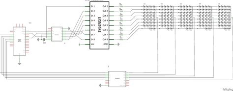 Common Cathode 7 Segment Led Array With 74hc595 Udn2981 Uln2803 Leds And Multiplexing