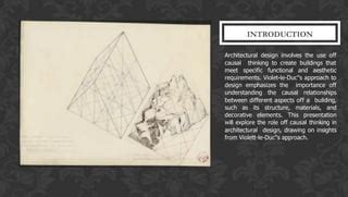 Causal Thinking In Architecture PPT