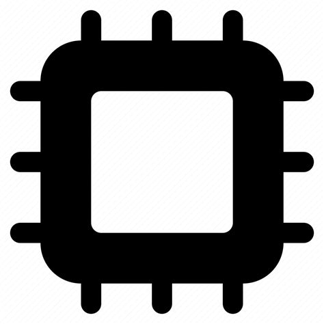 Chip Cpu Processor Technology Electronics Icon Download On Iconfinder