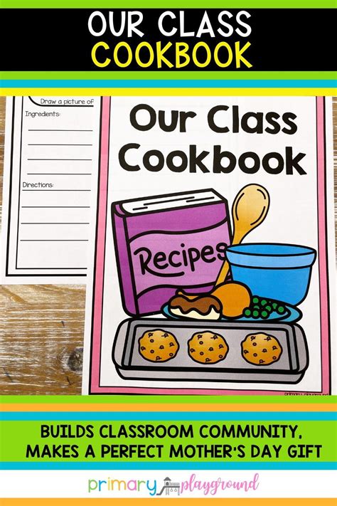 Class Mothers Day Cookbook Class Recipe Book Cookie Cookbook