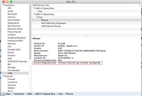 Osx Mac Does Not Recognize IPhone When It Is Connected By USB Ask