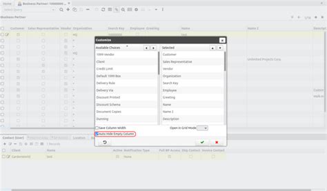 Nf9 Grid View Auto Hide Empty Column Idempiere En
