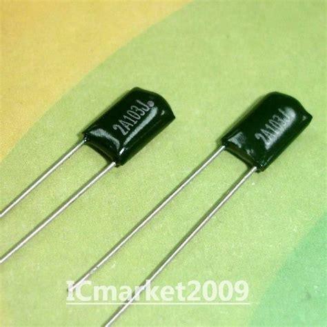 MYLAR 2A103J 100V GREEN Color Mylar 2A103J 103j 100V Polyester Film ...