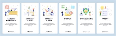 Premium Vector Mobile App Onboarding Screens Business Chart And Financial Presentation Email