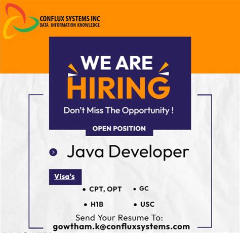 Gowtham Raja Komarala On Linkedin Hi Connections Greetings From Conflux Systems Inc Hope