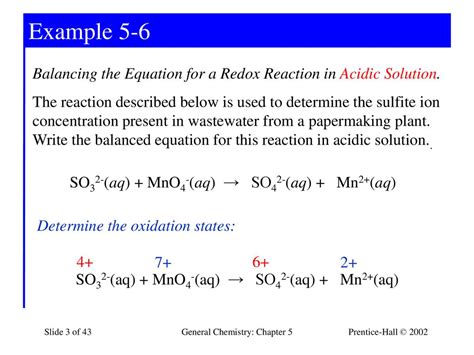 Writing And Balancing Complex Half Reactions In Acidic Solution