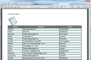 PDF Reporting Using ASP NET MVC3 CodeProject
