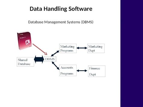 ppt database management systems dbms data handling software